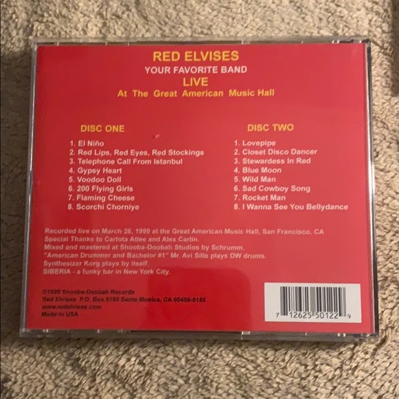 Media | 2 Red Elvises Cds Like New | Poshmark